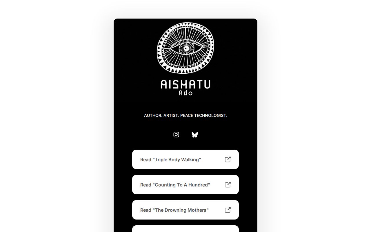 Aishatu Ado: Artist. Author. Peace Technologist